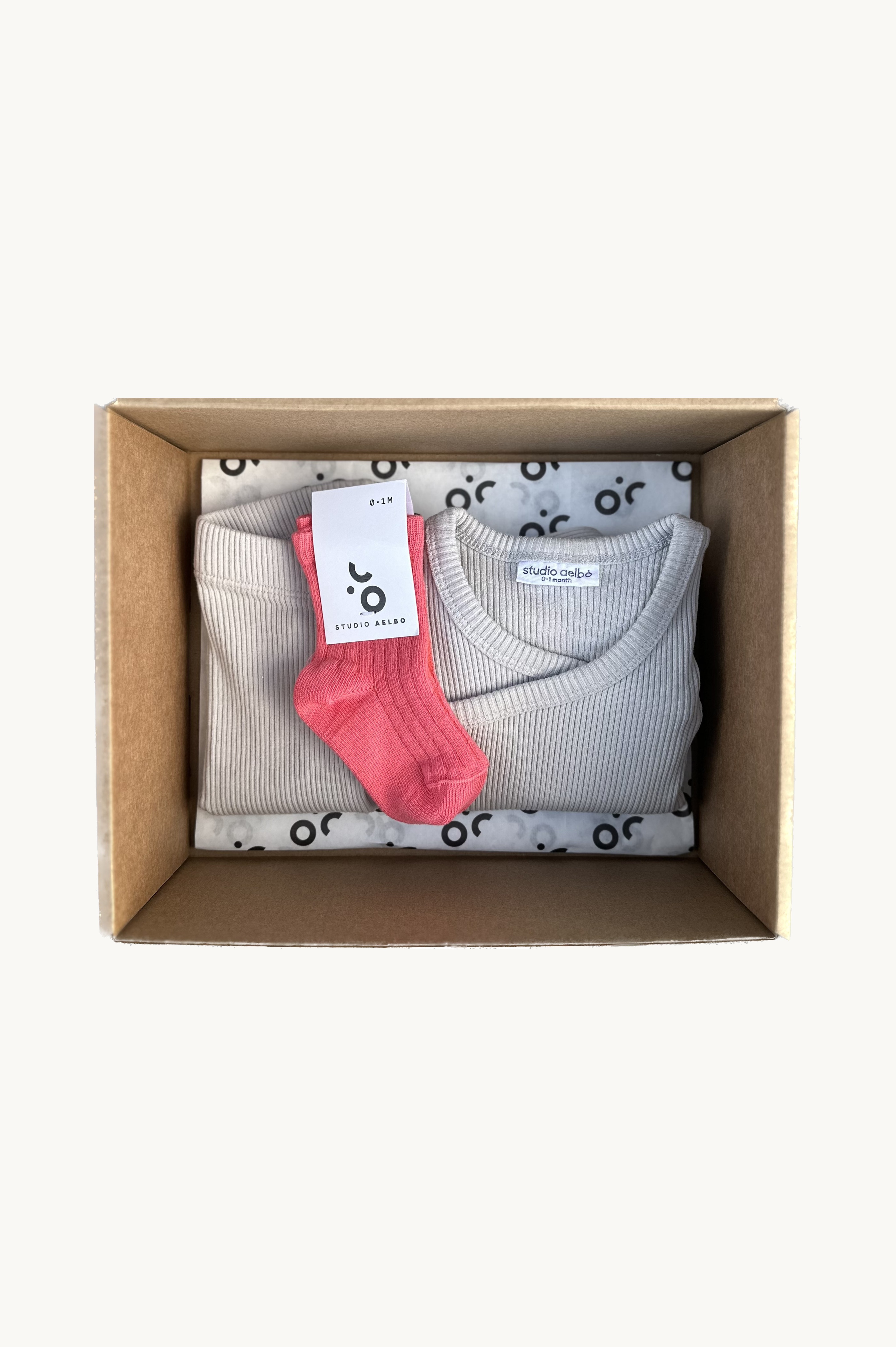 New born giftbox - pink - Studio Aelbo